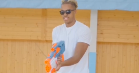 WATCH: UNC's Armando Bacot and R.J. Davis Star in Nerf Gun Commercial