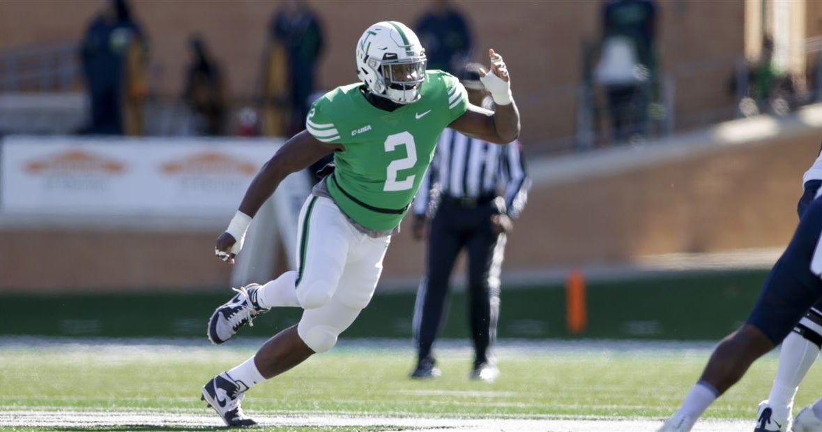 LaDarius Hamilton speaks to media at NFL Combine