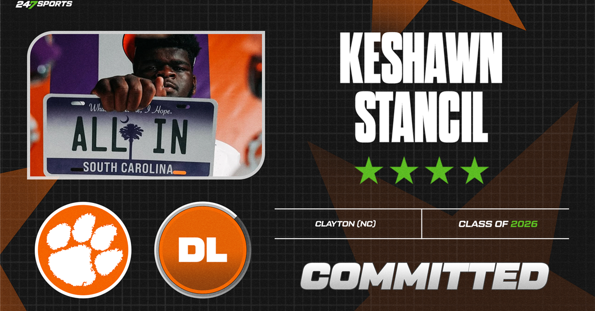 BREAKING: Top247 defensive tackle Keshawn Stancil commits to Clemson