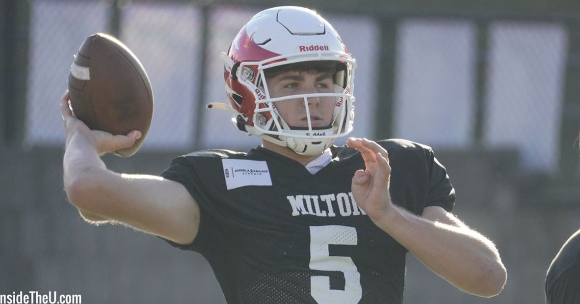 VIDEO: Observations from watching Miami commit QB Luke Nickel at practice