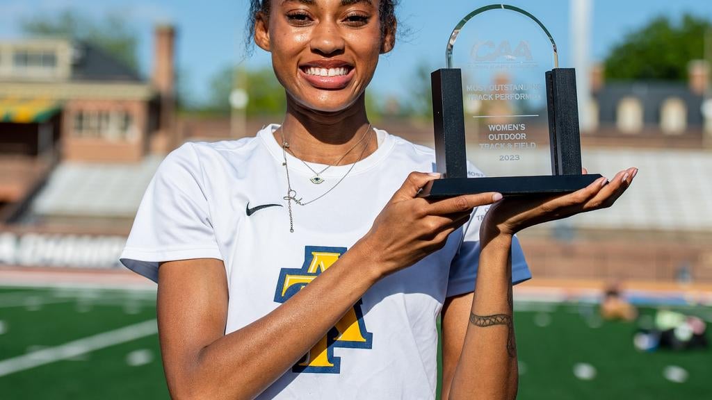 N.C. A&T's Jada Griffin shows out at CAA Outdoor Championships as ...