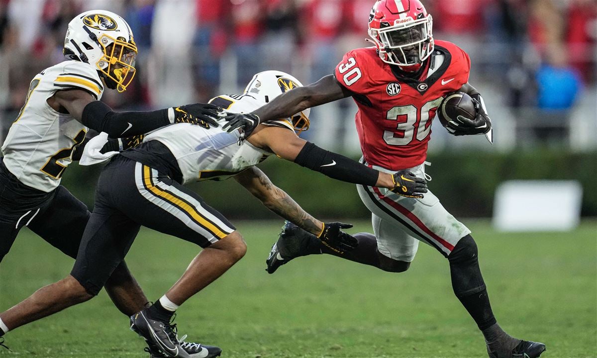 Georgia running back Daijun Edwards declares for 2024 NFL Draft ...