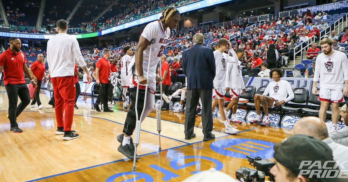 NC State Forward Greg Gantt Suffers Knee Injury in ACC Tournament