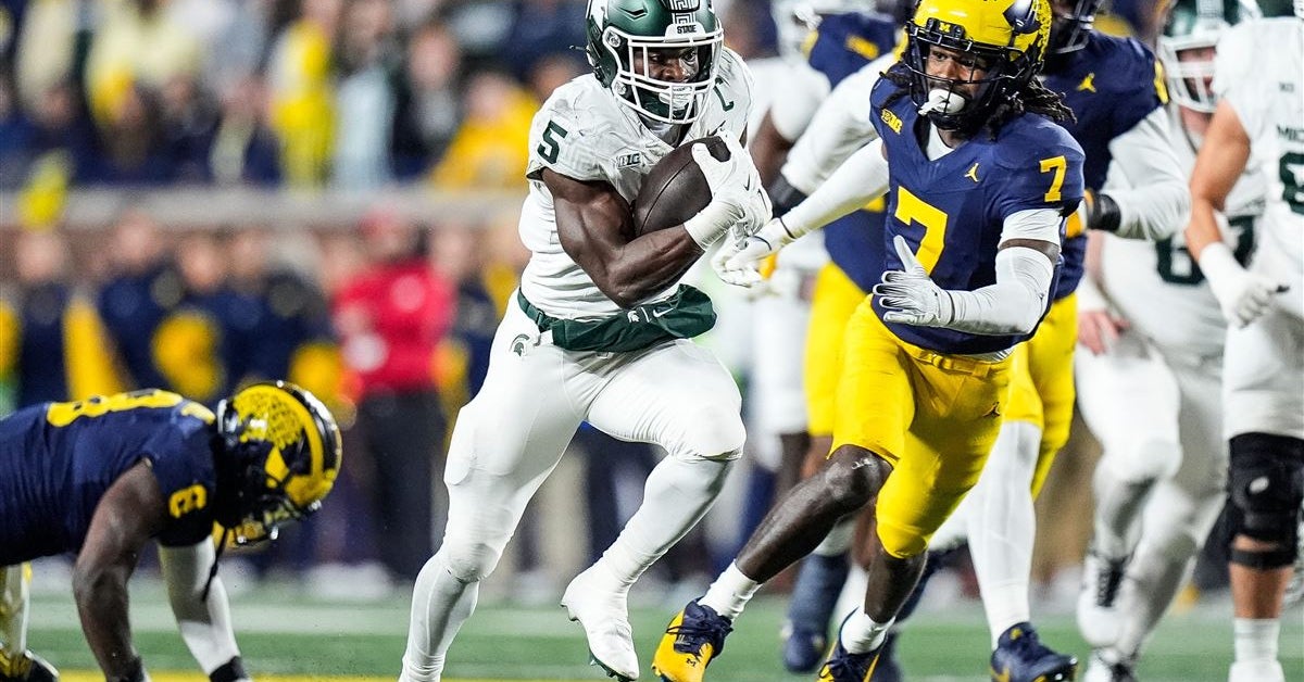 Michigan State offensive snap counts, PFF grades from Saturday's loss to Michigan
