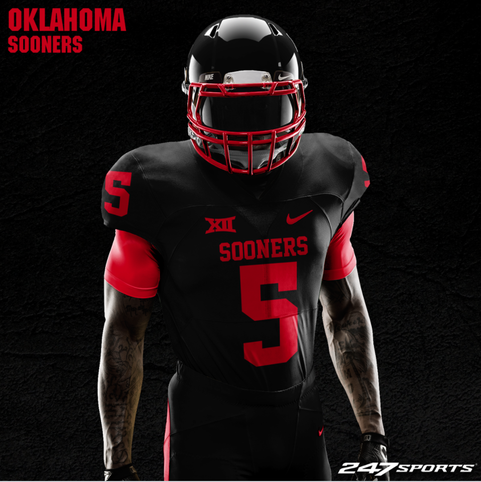 See what some football teams' 'blackout jerseys' could look like