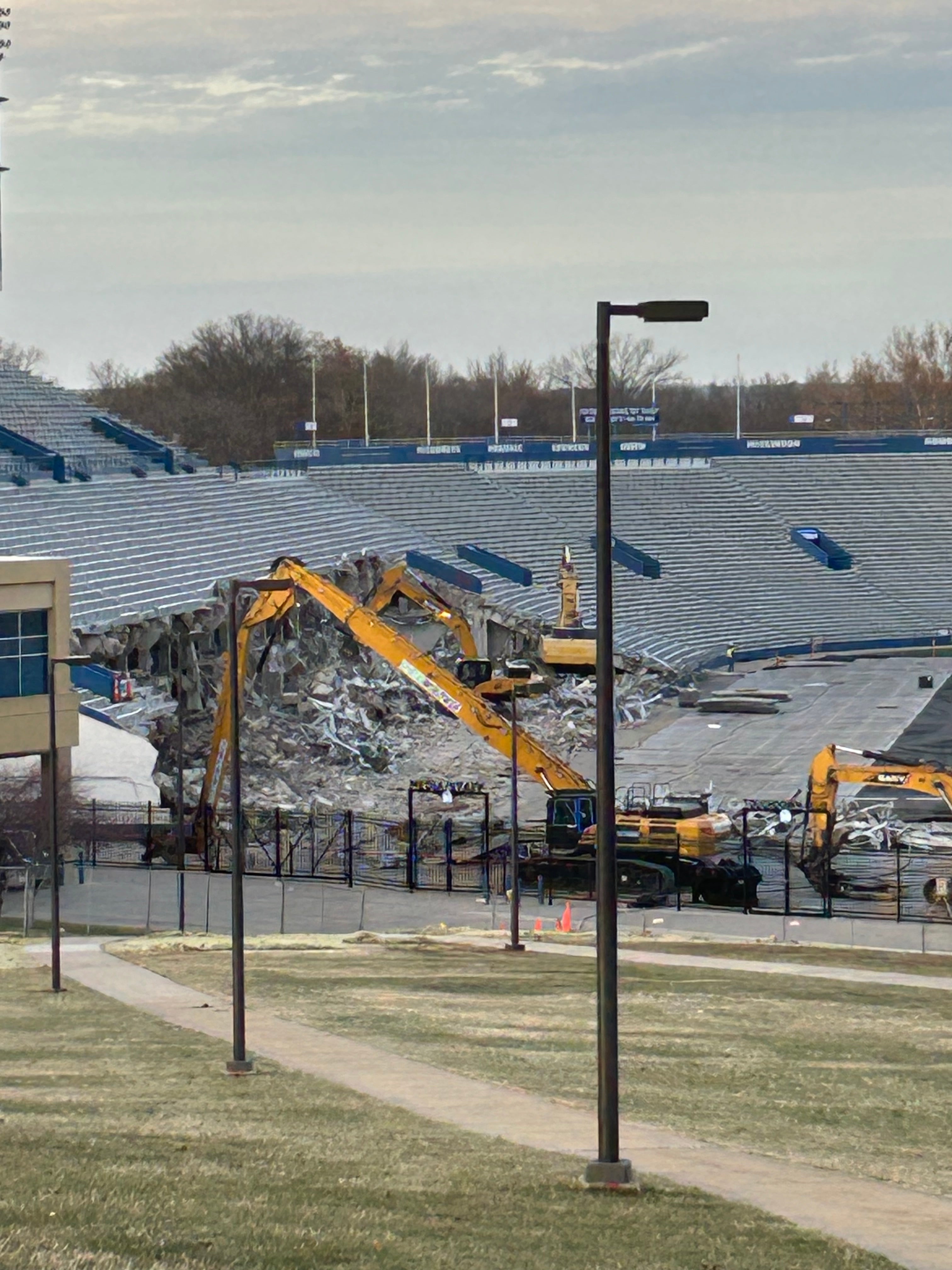 Stadium tear down