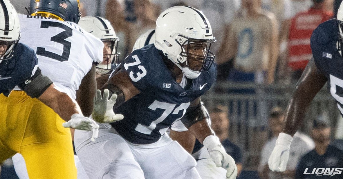 Penn State offensive lineman Caedan Wallace declares for 2024 NFL Draft ...