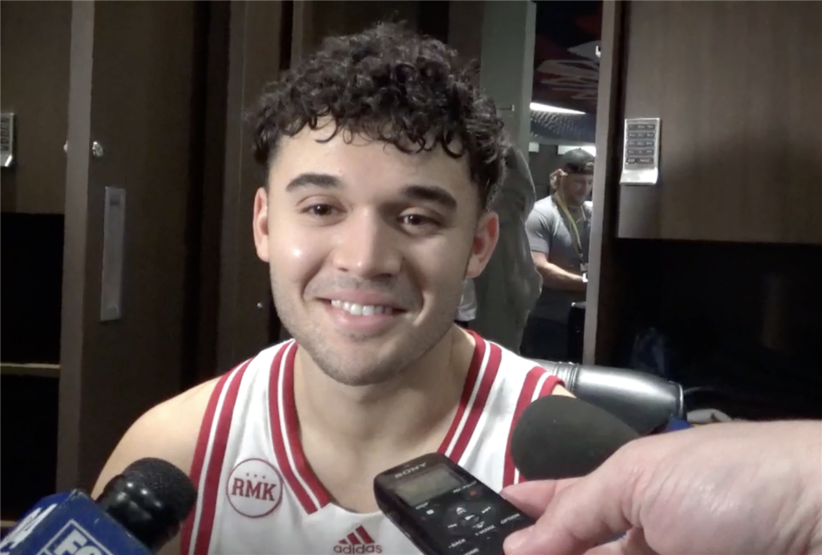 Anthony Leal discusses his game-winning putback against Penn State in ...