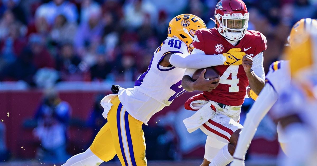 College football's 10 best freshmen from Week 11: LSU's Harold Perkins ...