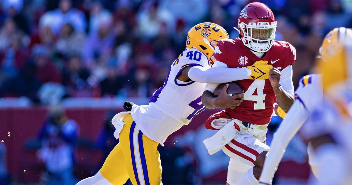 Georgia's Kirby Smart calls LSU freshman LB Harold Perkins Jr ...