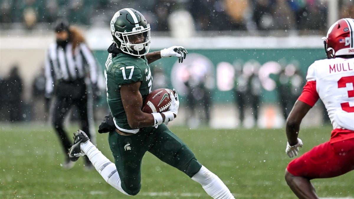 Michigan State WR Tre Mosley nominated for AFCA Good Works Team