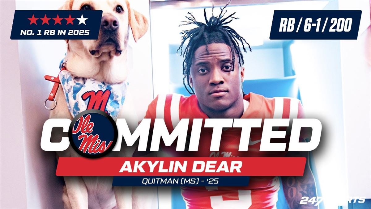 247Sports' No. 1 ranked RB Akylin Dear commits to Ole Miss