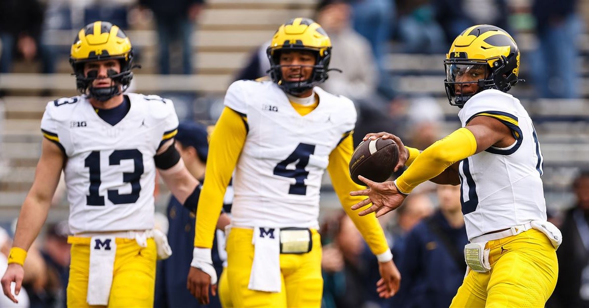 Michigan's Alex Orji 'beating the pack' in starting quarterback battle ...