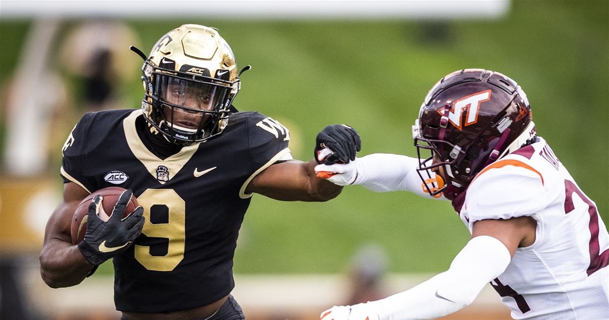Wake Forest RB Kenneth Walker III, DB Trey Rucker enter Portal