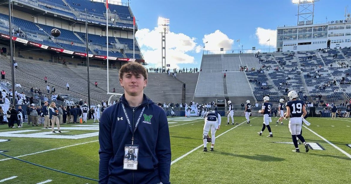 2026 WR Connor Salmin discusses Penn State offer, spring practice visit ...