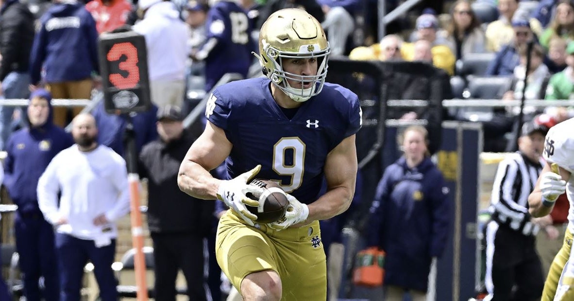 Counting Down The Irish — No. 20 TE-Eli Raridon