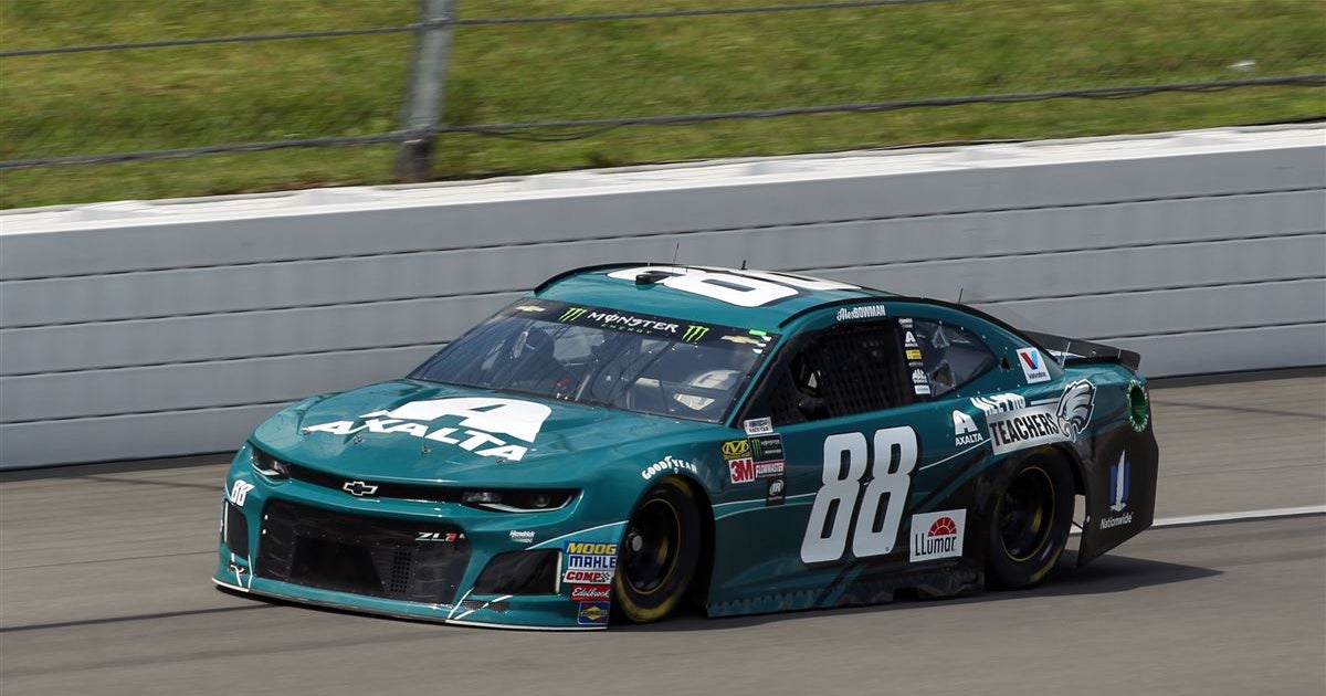 Alex Bowman earns career-best third place finish in Eagles car