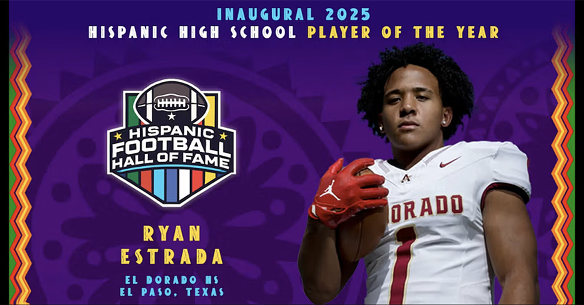 Ryan Estrada Named Inaugural 2025 Hispanic Football Hall of Fame High ...