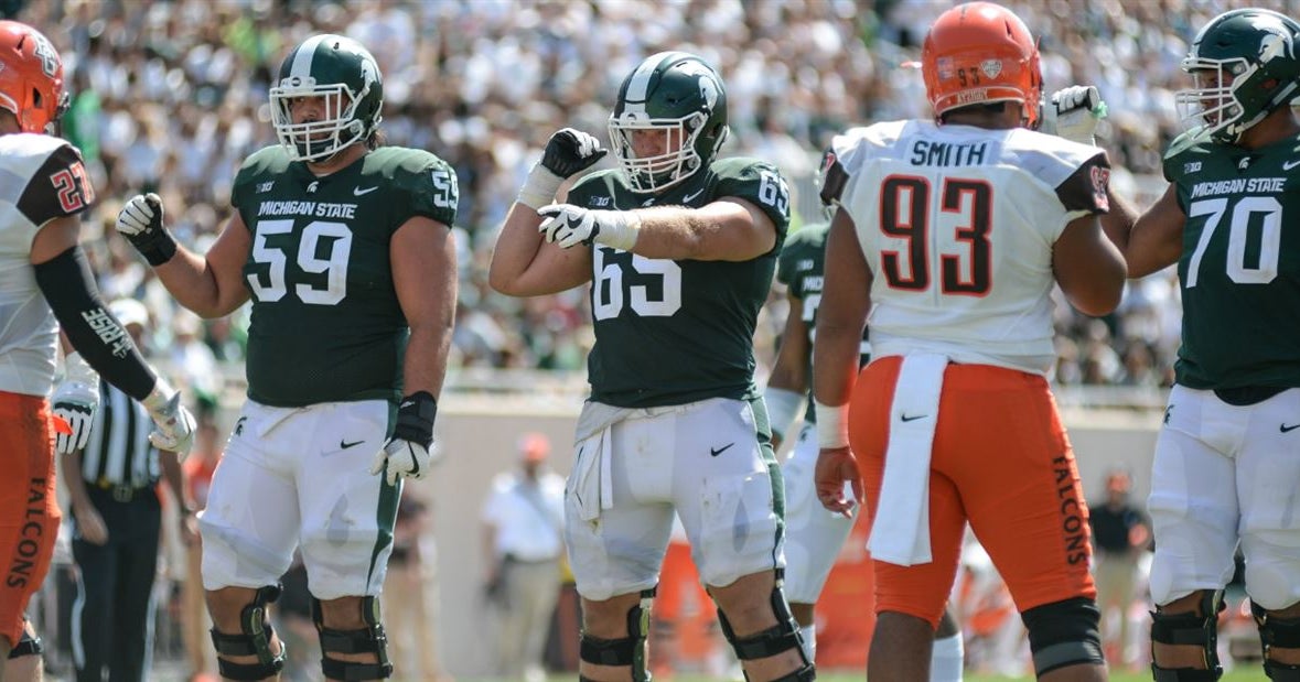 Allen, Davis headline MSU's All-Big Ten performers on offense