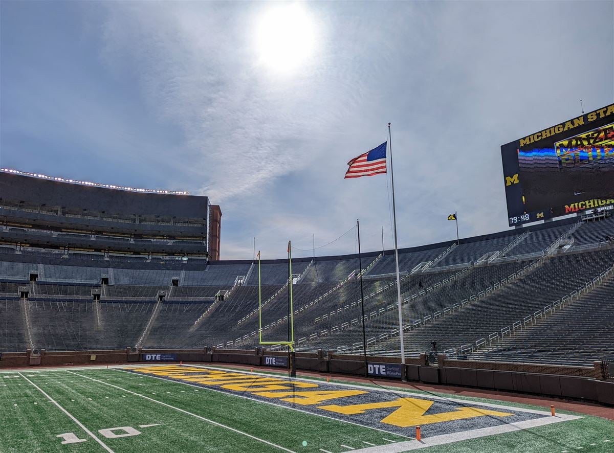 Michigan Stadium new scoreboards, lights, audio system: The inside ...
