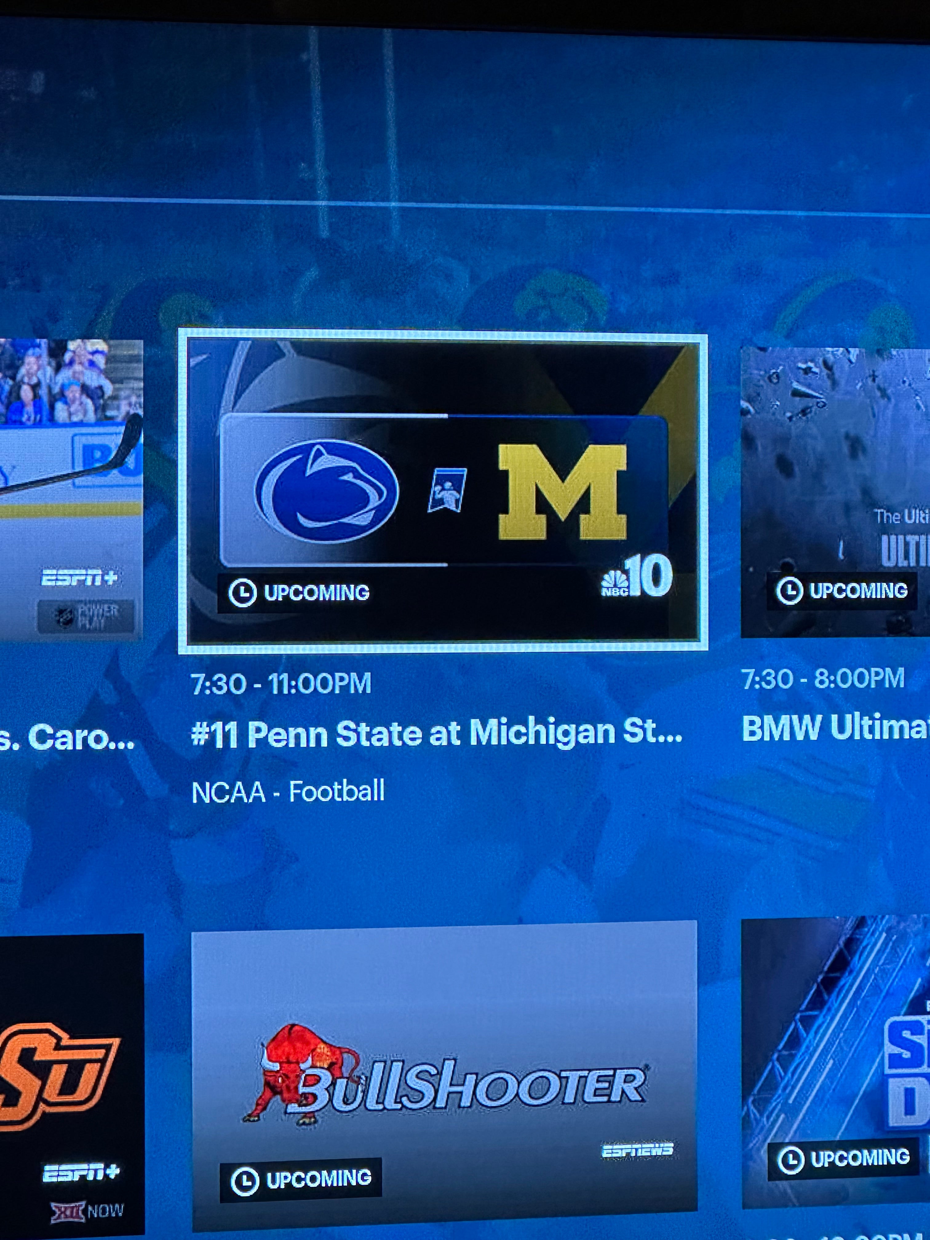 In Game Thread No 11 Penn State Vs Michigan State