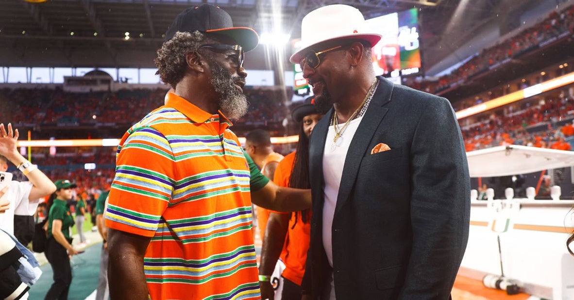 Miami legends in attendance for No. 10 Hurricanes' win over No. 6 Notre ...