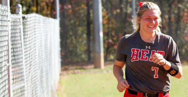 Catelyn Riley, a football fan at heart, ready to take softball diamond ...