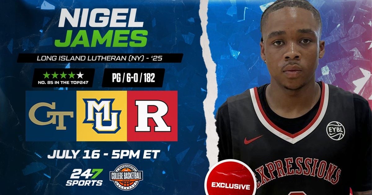 4-star guard Nigel James set to announce on the 247Sports Channel
