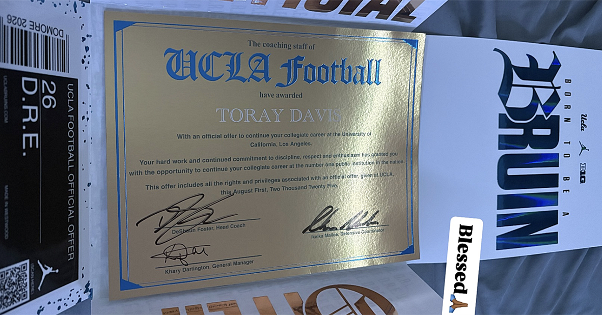 UCLA Official Offers Going Out to 2026 Class
