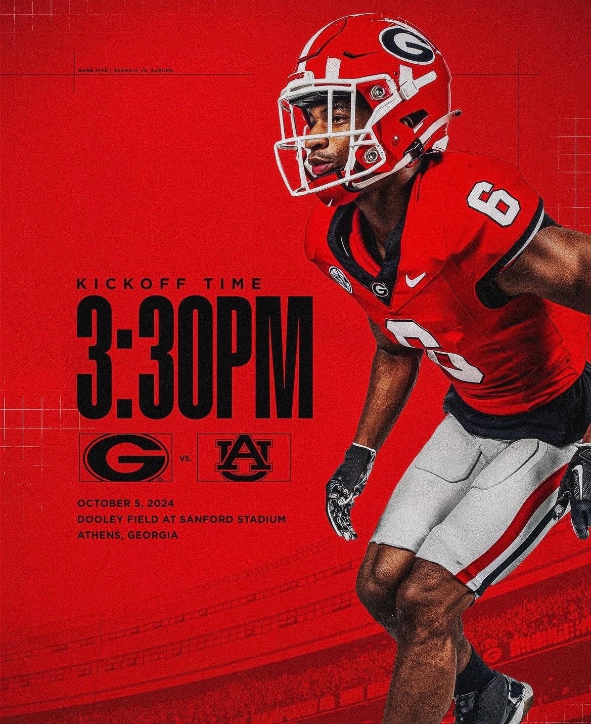 AU game time announced today?