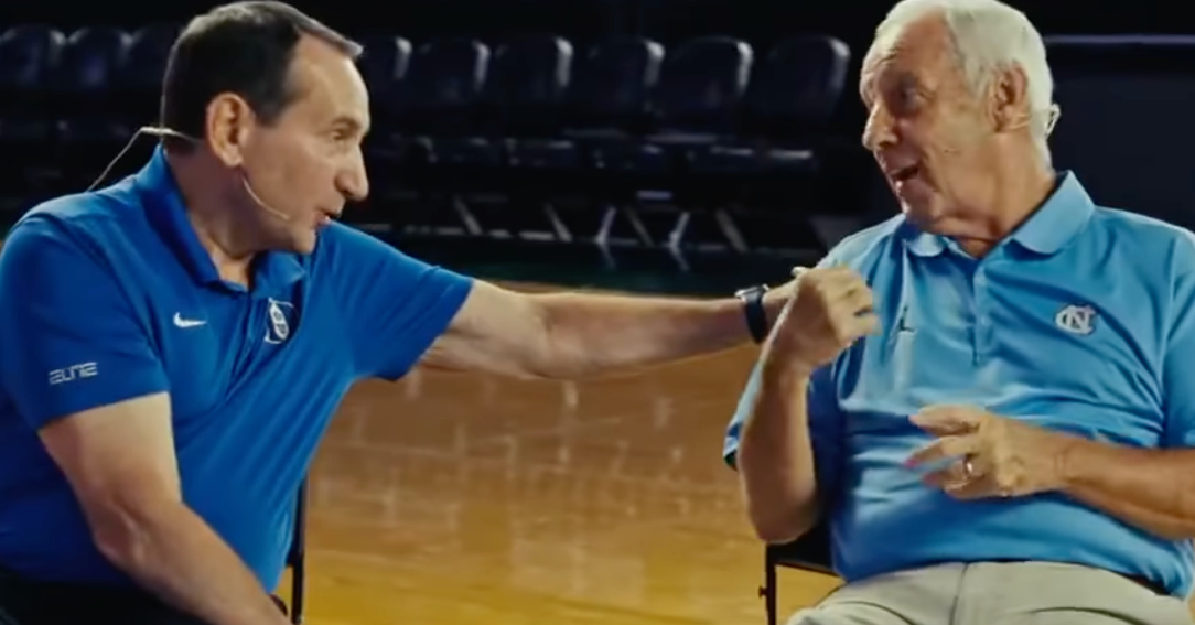 Roy Williams, Mike Krzyzewski Discuss UNC-Duke Rivalry, Historic ...