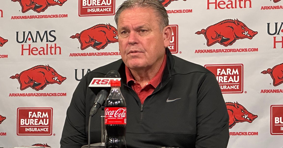 Arkansas football: Sam Pittman raves about LSU transfer Landon Jackson ...