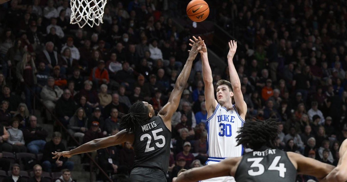 Duke stumbles at Virginia Tech basketball: Dariq Whitehead's injury ...