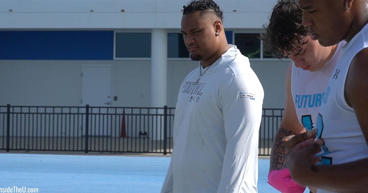 Francis Mauigoa shares advice to recruits with summer workouts in final ...