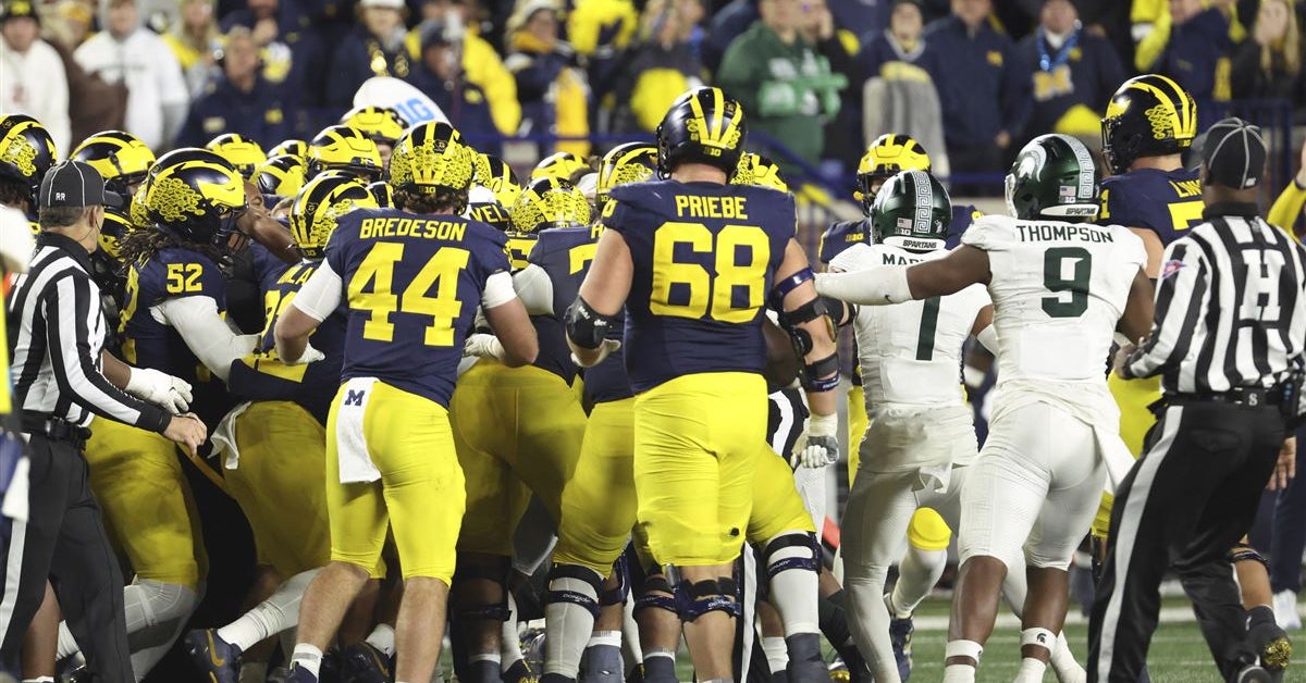 Big Ten says it will not punish Michigan, Michigan State for incident ...