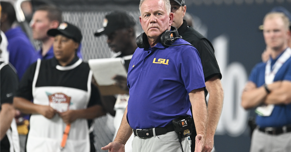 LSU's loss to USC sparks negative reaction toward Brian Kelly