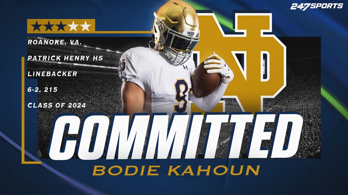 BREAKING: Three-Star LB Bodie Kahoun Commits to Notre Dame