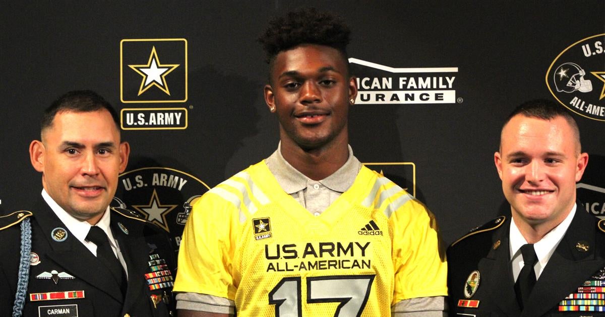 Five-star OLB Browning honored to receive Army Bowl jersey