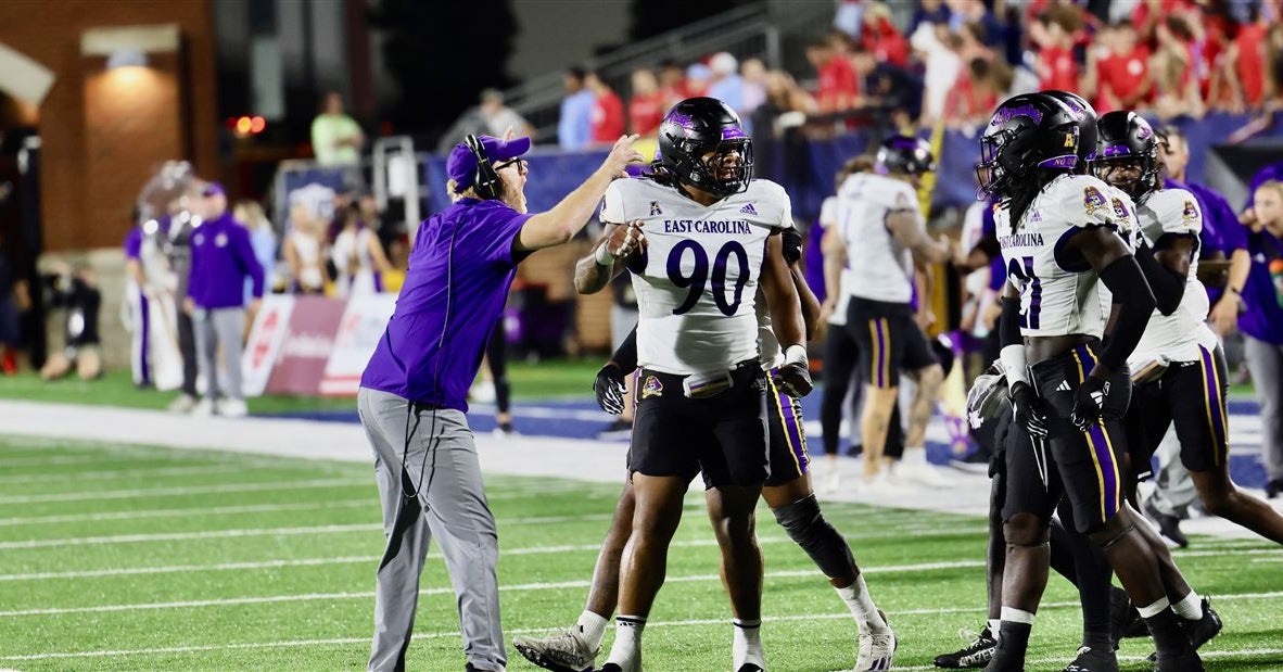 Kickoff time, TV set for ECU's game at Charlotte on Oct. 5