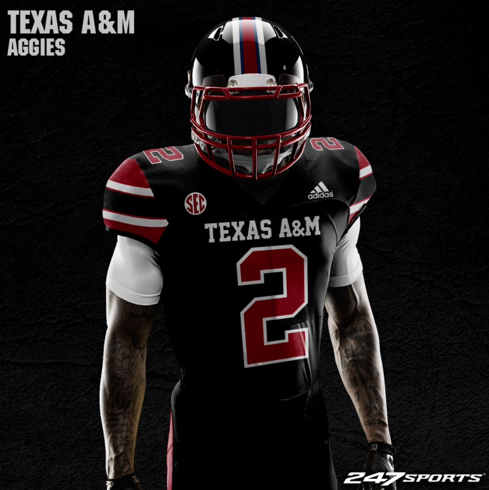 See what some football teams' 'blackout jerseys' could look like