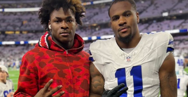 Look: Texas commit Colin Simmons spends time with Dallas Cowboys star ...