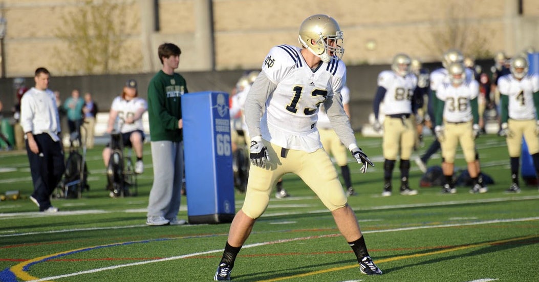 Spond's Career Ends At Notre Dame