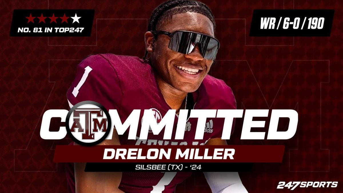 Top247 WR Drelon Miller discusses decision to commit to Texas A&M