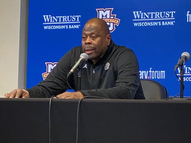 "From the Other side" Patrick Ewing of Georgetown on Marquette
