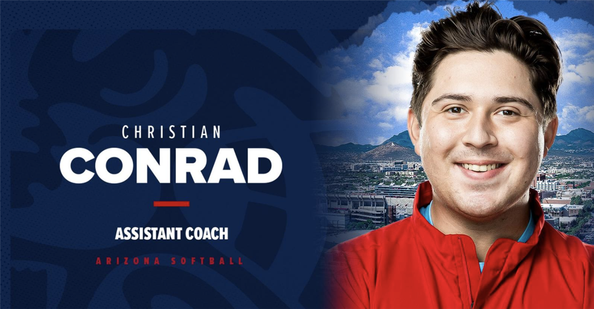 Arizona introduces Christian Conrad as new softball coach - Football ...