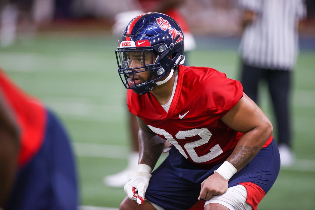 Photos: Spring practices off and running for Ole Miss football