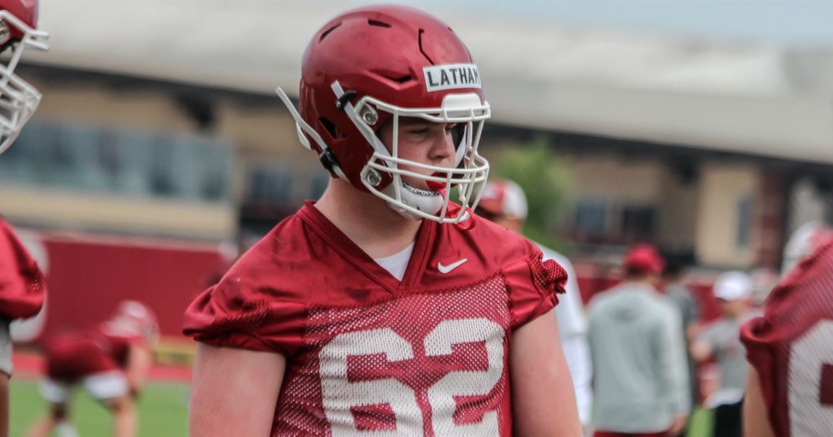 Brady Latham another young offensive lineman with potential