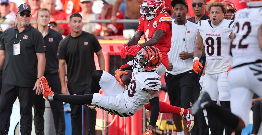 Cincinnati Bengals Cam Taylor-Britt's Odell Beckham-esque interception ...