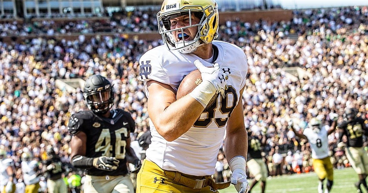 Grateful for Notre Dame, TE Brock Wright Declares for NFL Draft