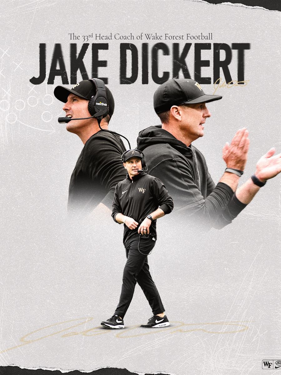 Jake Dickert officially named head coach of Wake Forest football